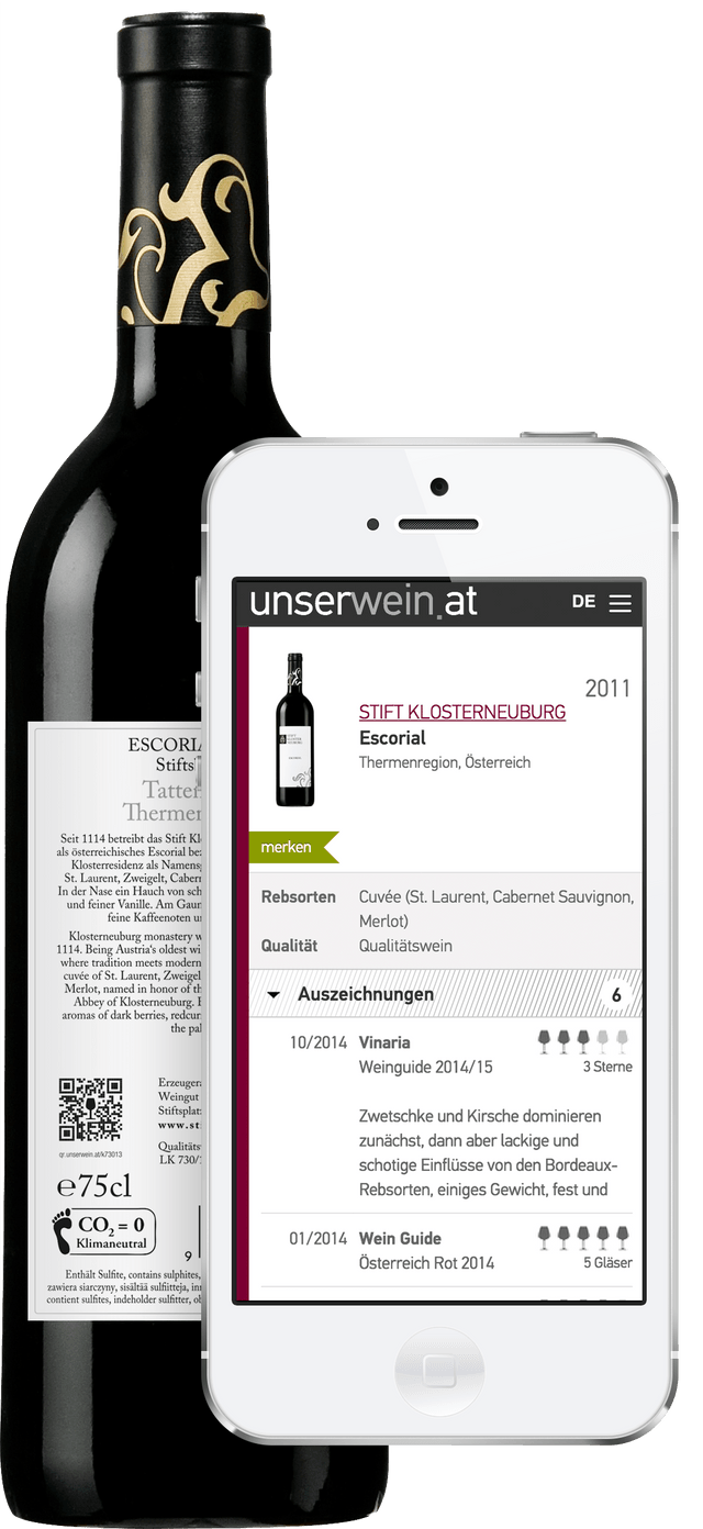 Weindaten teilen | unserwein